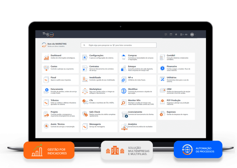 Sistema de Gestão ERP – ERP M8